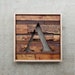 Large Wood Letter Monogram, Rustic Letter Cutout, Custom Wooden Wall ...