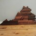 Virginia Wood Sign, Virginia Rustic Wood Sign, Wooden Virginia State ...