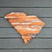 Clemson Wood Sign, South Carolina Wood Sign, Orange, Clemson University ...