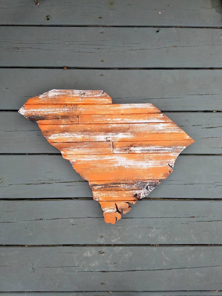 Clemson Wood Sign South Carolina Wood Sign Orange Clemson - Etsy