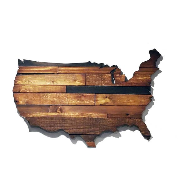 United States Rustic Wood Sign USA Sign America US Wood - Etsy