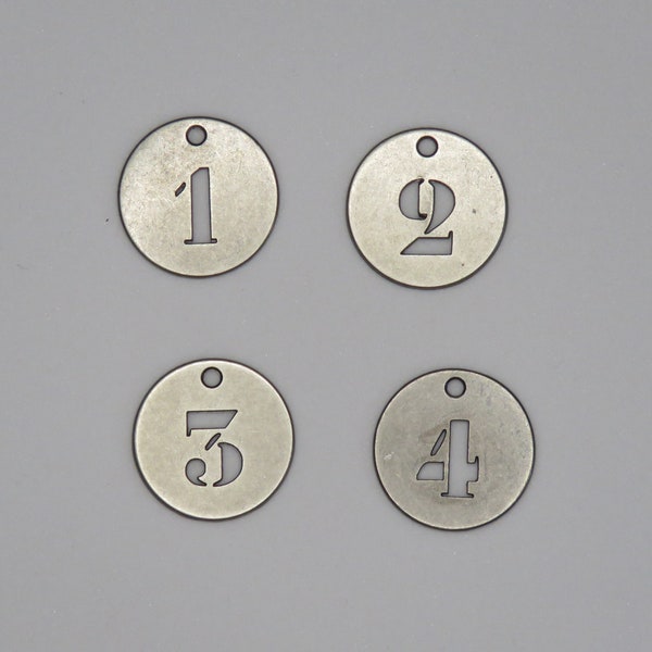 Number Tokens - Etsy