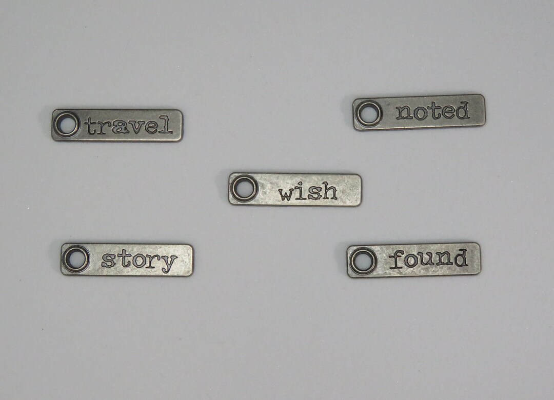 Steel Word Tokens - Etsy
