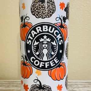 Personalized Starbucks Fall Tumbler Fall Tumbler Pumpkin - Etsy