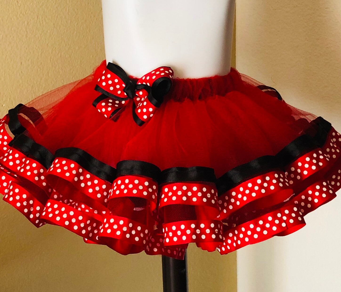 3-layer Minnie Mouse Tutu Ribbon Trimmed Tutu Kid Tutu - Etsy