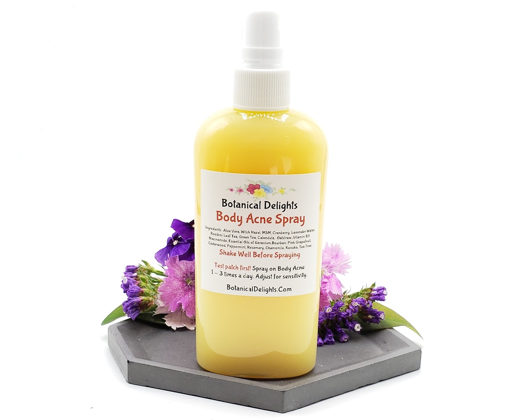 BODY BLEMISHES Spray Natural Skin Care Blemish Clear Skin - Etsy