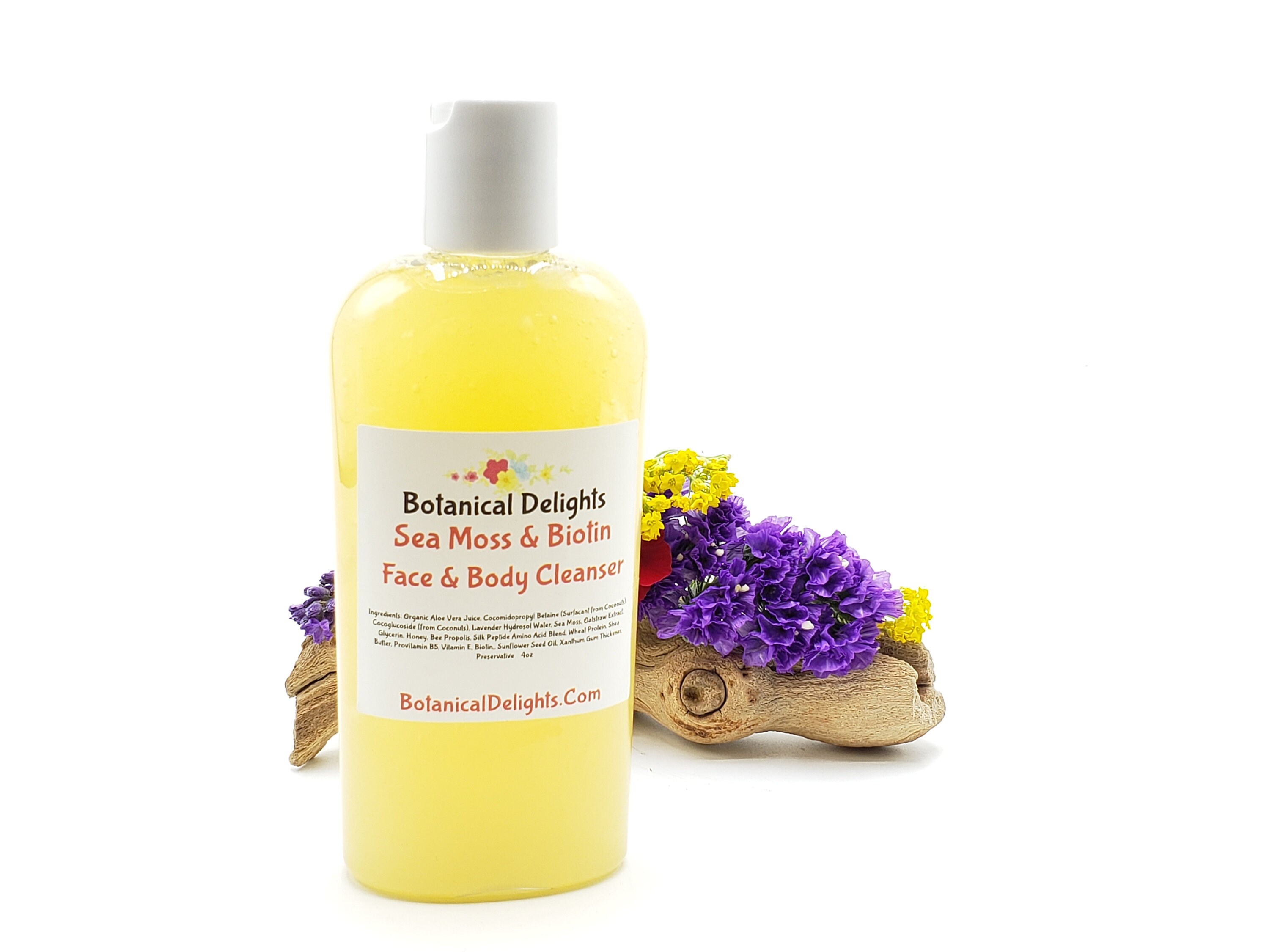 SEA MOSS & Biotin Face and Body Cleanser Skin Care Peptides - Etsy