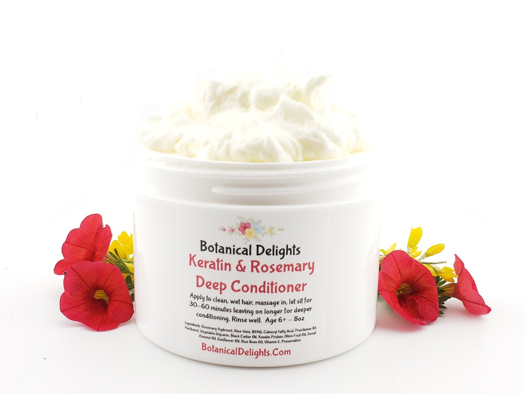 Grow! Keratin & Rosemary Deep Conditioner, Intense Moisture, Detangling ...