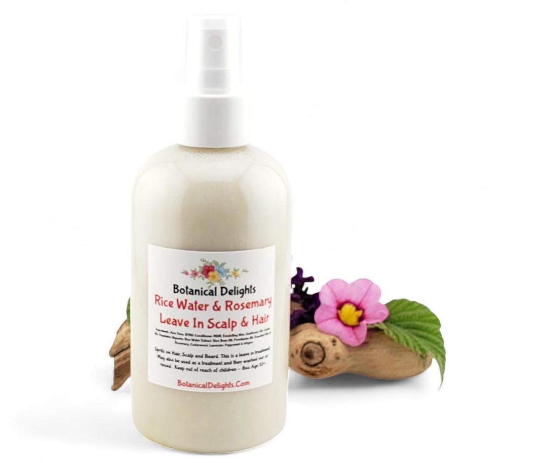 Rice Water & Rosemary Leave in Conditioner for Intense Moisture ...
