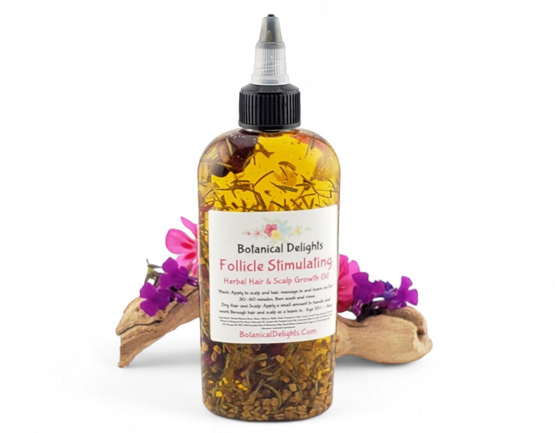 Follicle Stimulating Hair & Scalp Growth Oil, Strengthens Hair ...