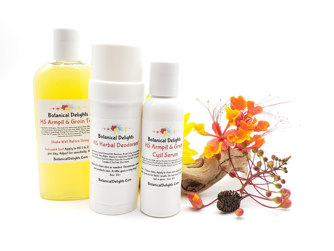 Hs Armpit Groin Cleanser And Cyst Serum Groin Cyst Swelling Etsy