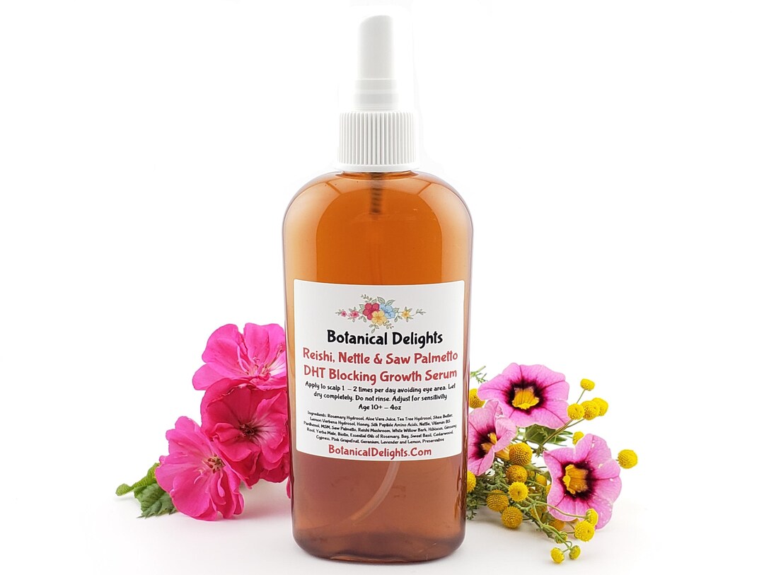 DHT Blocking Growth Stimulator Spray, Reishi Mushroom, Nettle, Saw ...