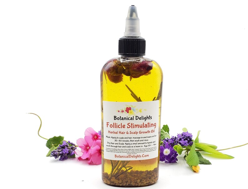 FOLLICLE Stimulating Hair & Scalp Growth Oil Moisture for - Etsy