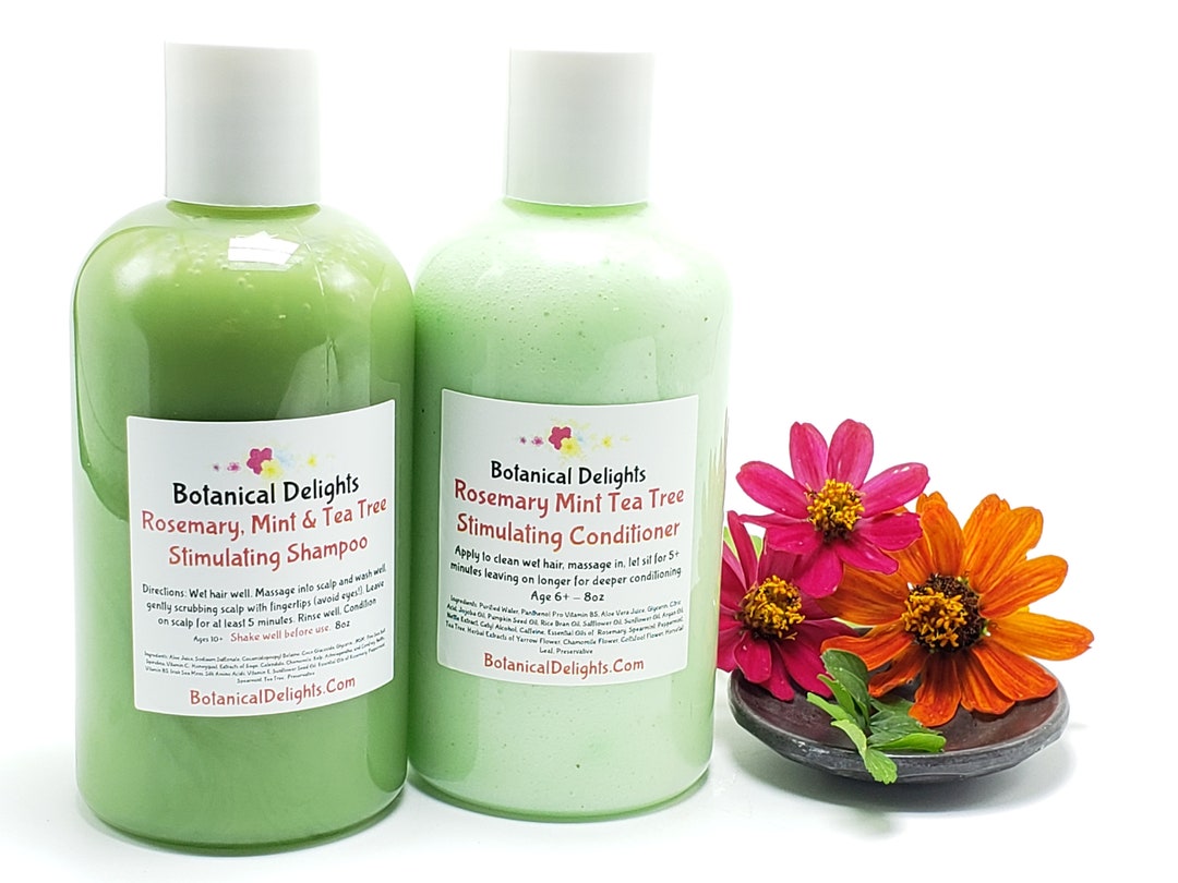 Rosemary Mint & Tea Tree Scalp Balancing Botanical Shampoo and ...