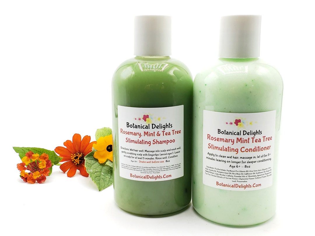 Rosemary Mint & Tea Tree Scalp Balancing Botanical Shampoo and ...