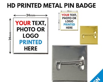 Metal Badge Pin | Etsy