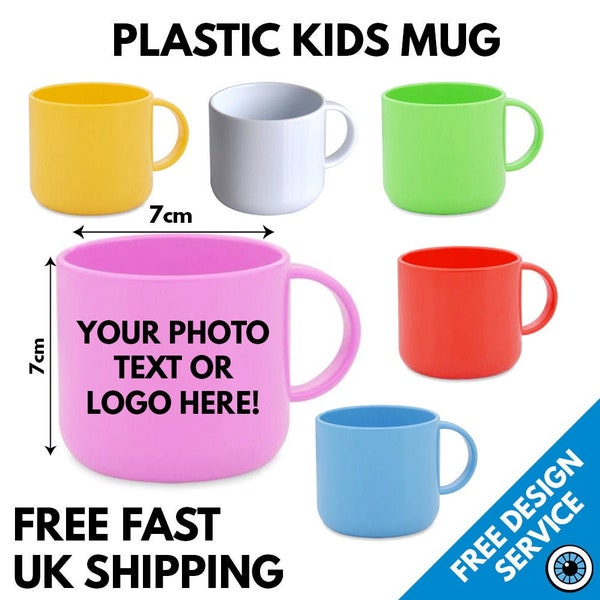 Personalised Plastic Cup - Etsy UK
