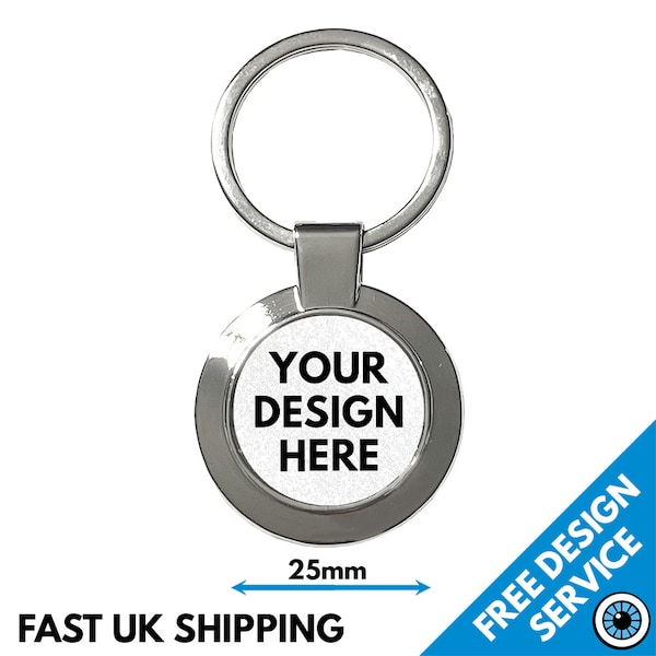 Custom Logo Keyrings - Etsy