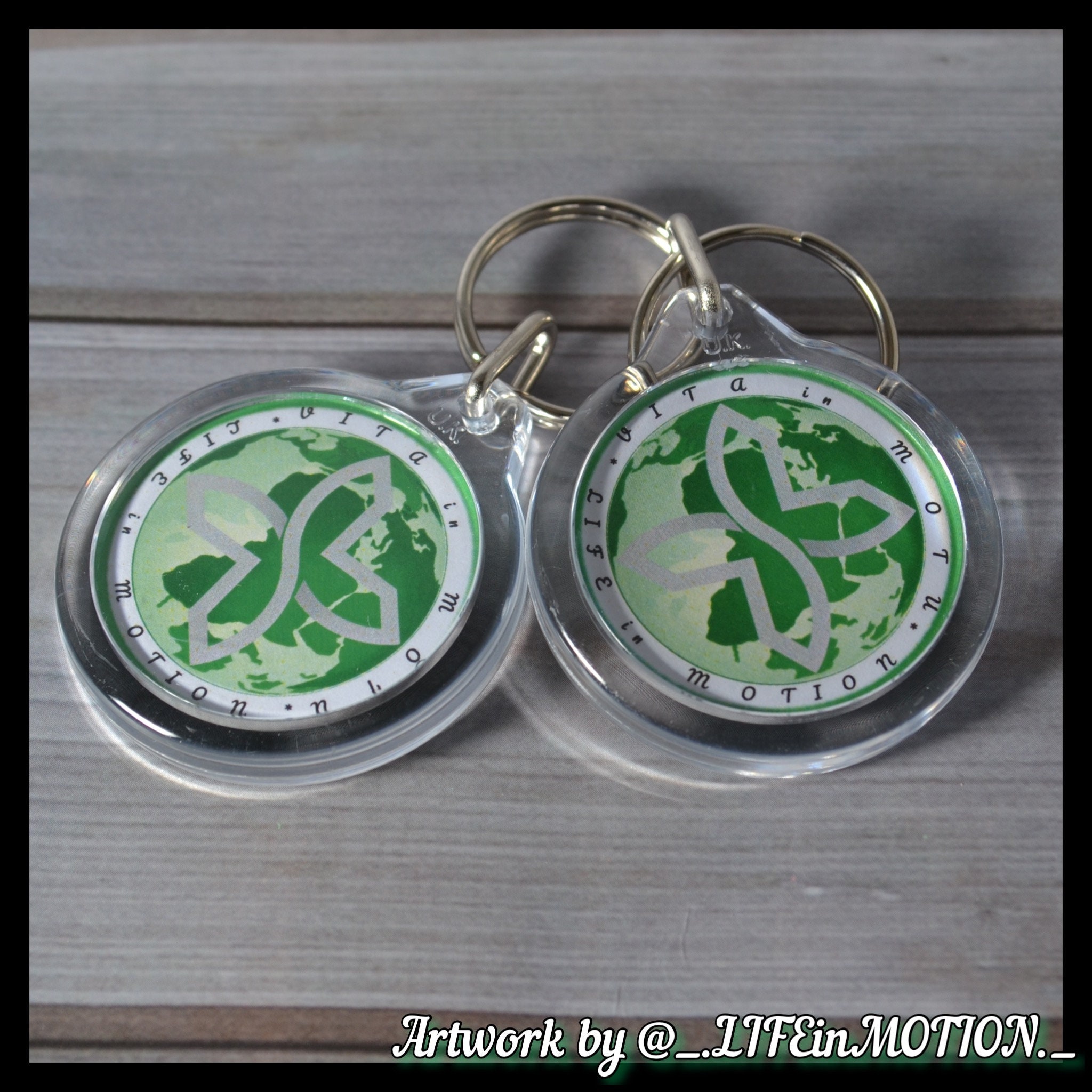 33mm Custom Printed Keyring Round Key Ring Personalised | Etsy UK