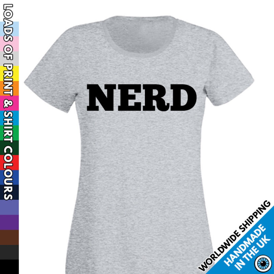 Ladies Nerd It's the New Cool Funny T Shirt • Proud Nerdy Geeky Geek ...