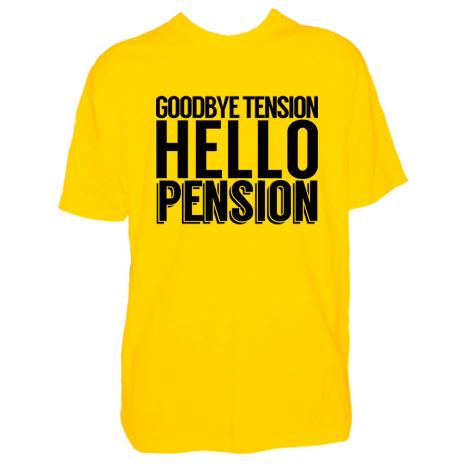 Mens Hello Pension Retirement T Shirt Yay I'm Retiring - Etsy Canada