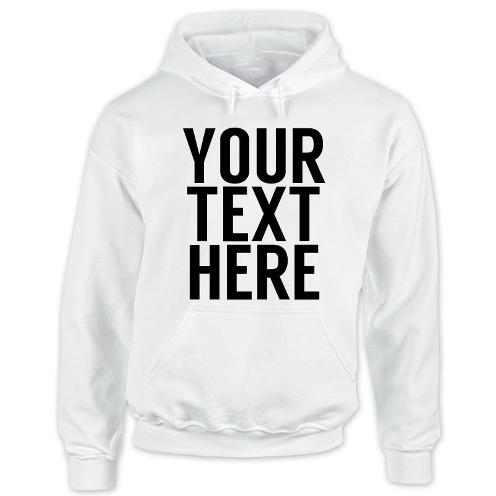 Adults Custom Printed Hoodie Any Name or Text Personalised - Etsy