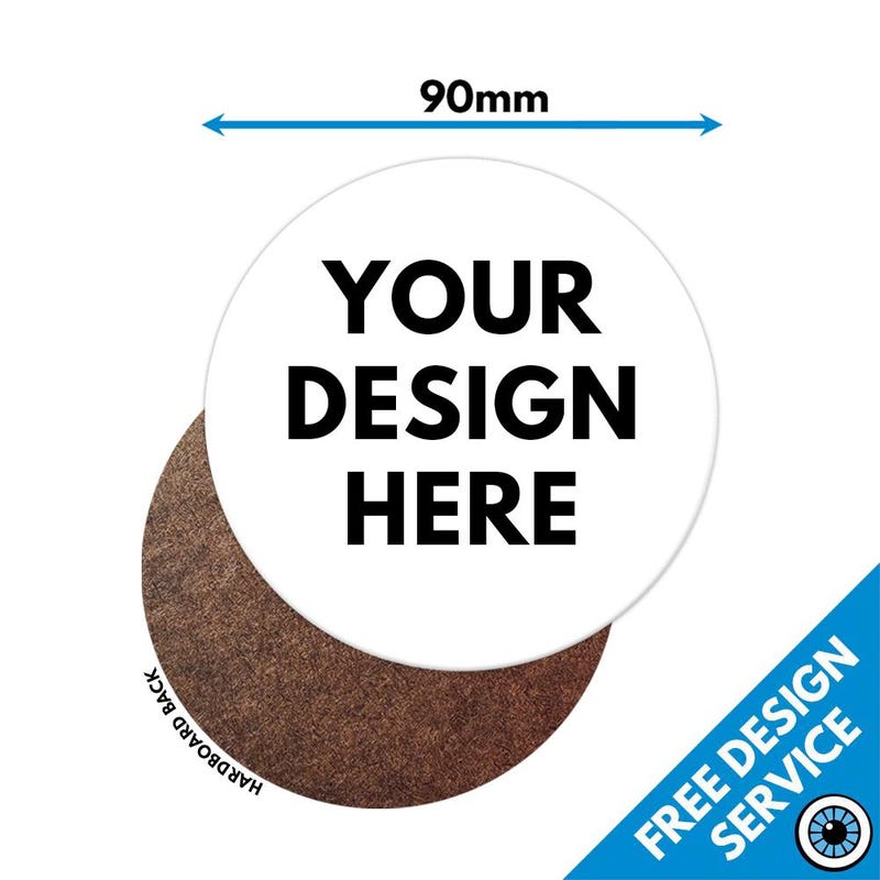Custom Round Beer Mats - Etsy UK