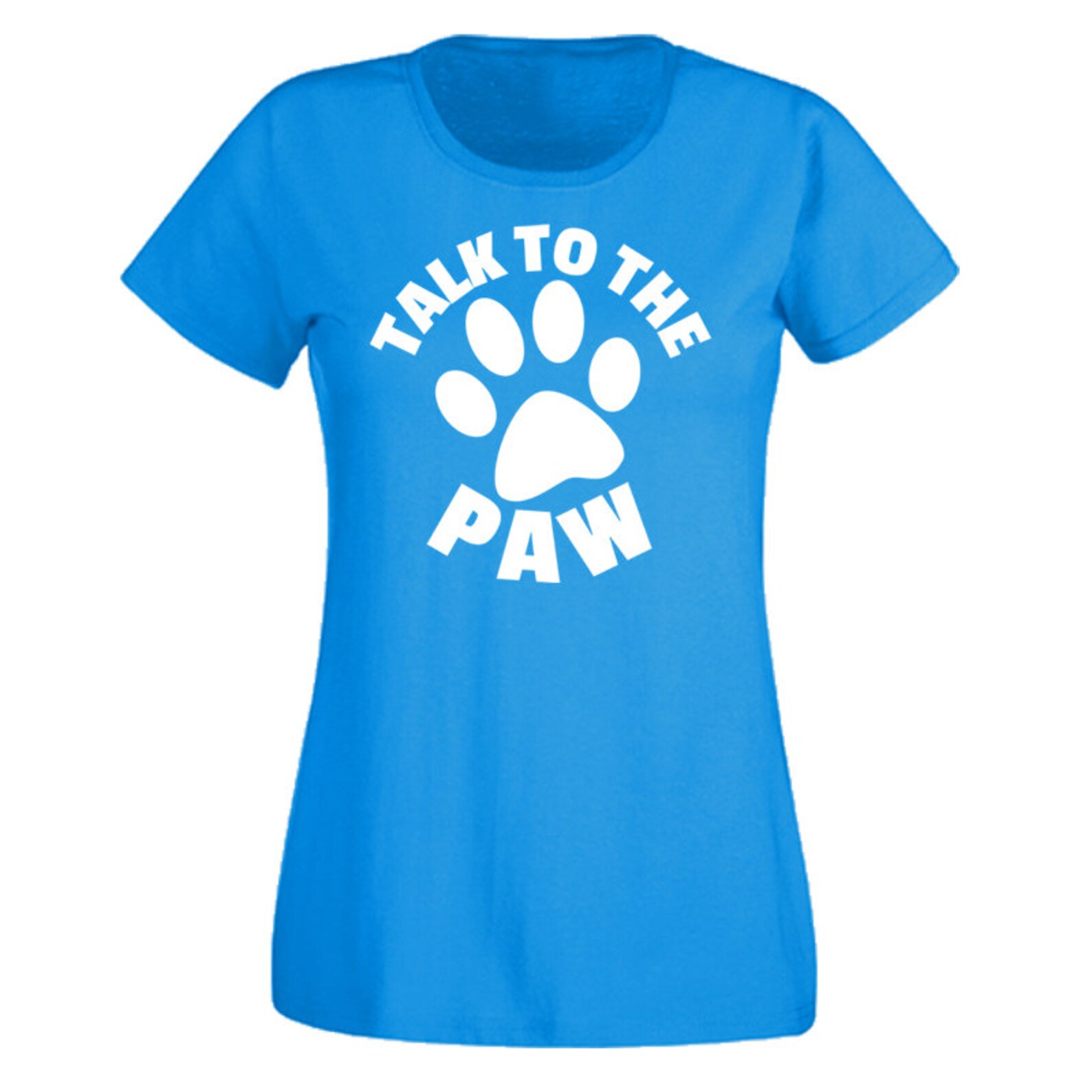 Ladies Funny Talk to the Paw T Shirt Sassy Animal Puppy - Etsy