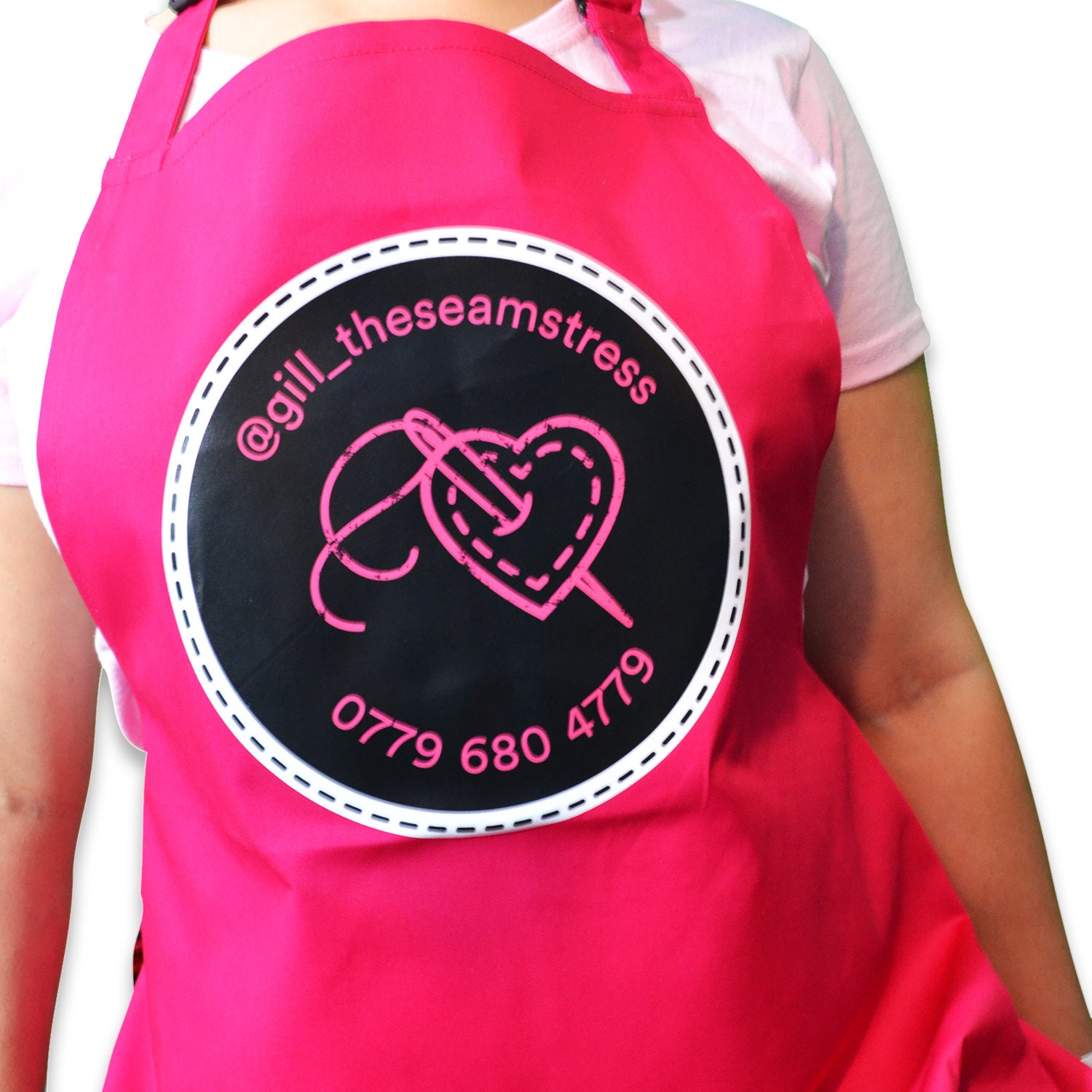 Personalised Image Apron Adults Custom Printed Aprons Logo - Etsy