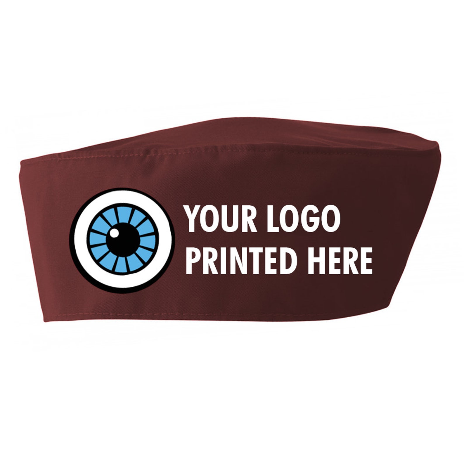 Custom Printed Skull Cap Image Logo Kitchen Custom Chef - Etsy UK