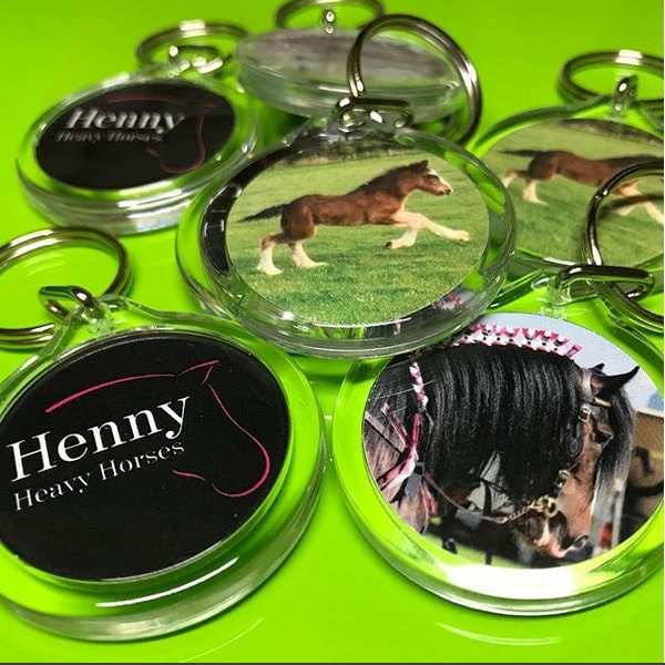 33mm Custom Printed Keyring Round Key Ring Personalised | Etsy UK