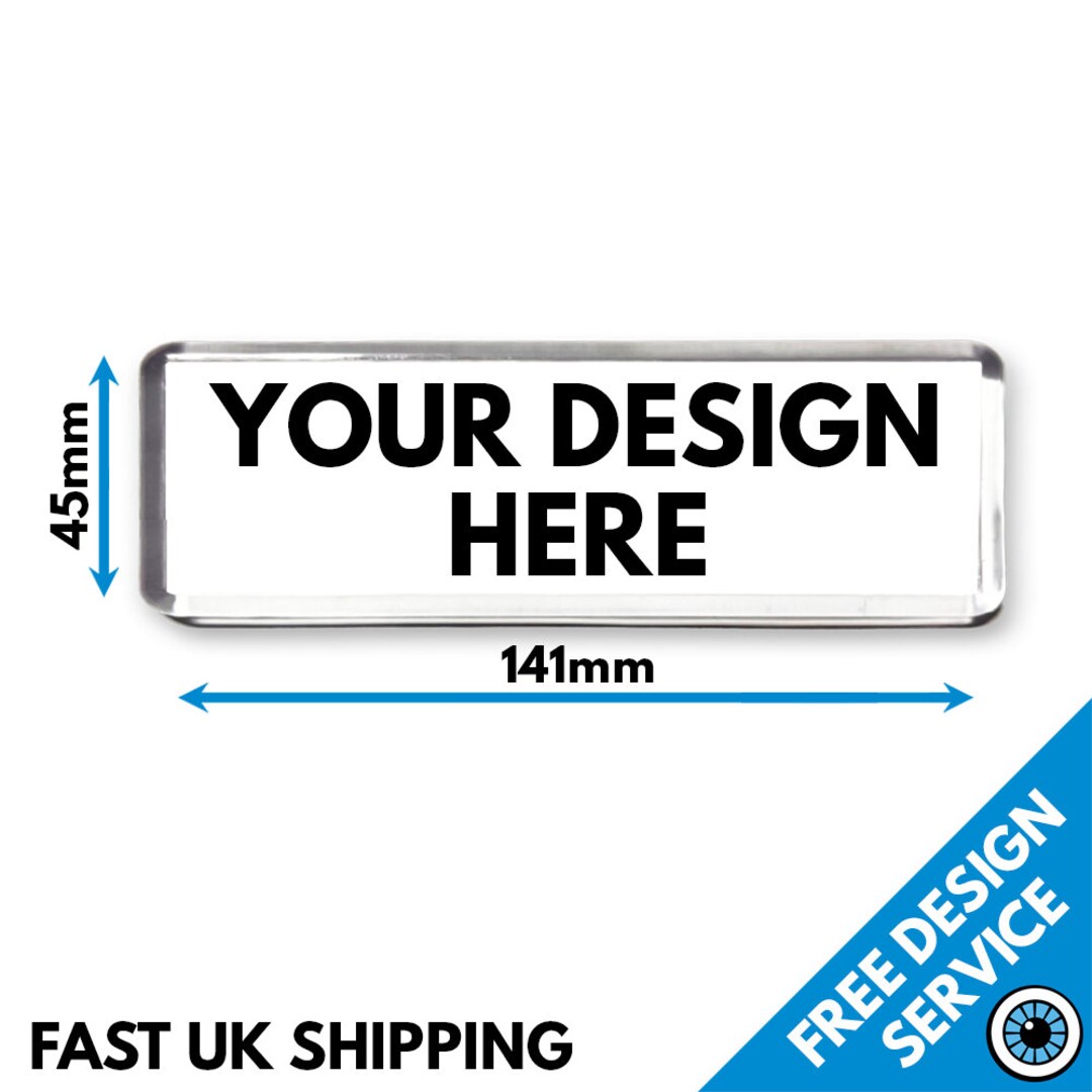 Long Custom Printed Magnet • 141 X 45mm Panoramic • Fridge Magnets ...