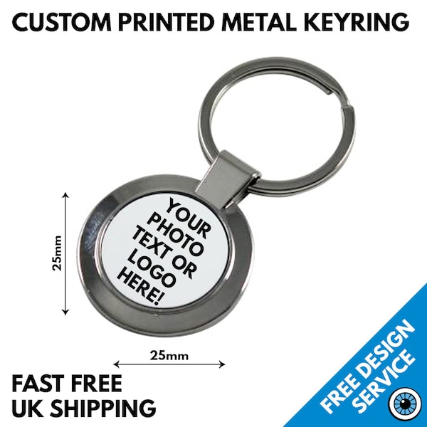Metal Keyrings - Etsy