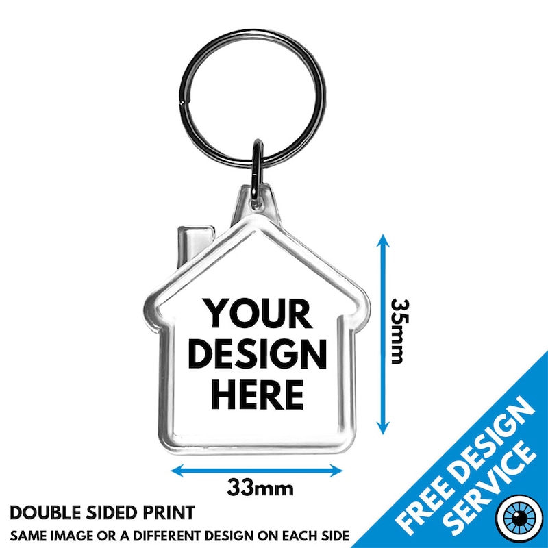 House Shaped Keychain - Etsy