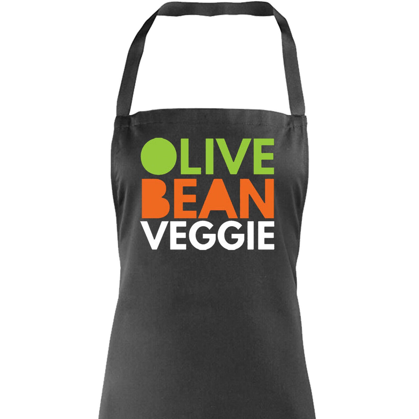 Olive Bean Vegan Apron Adults Custom Printed Aprons Vegan - Etsy UK