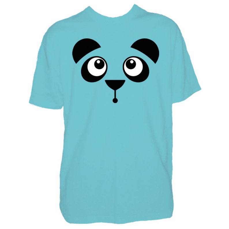 Mens Funny Panda Bear Face T Shirt Animal Lover Tshirt - Etsy