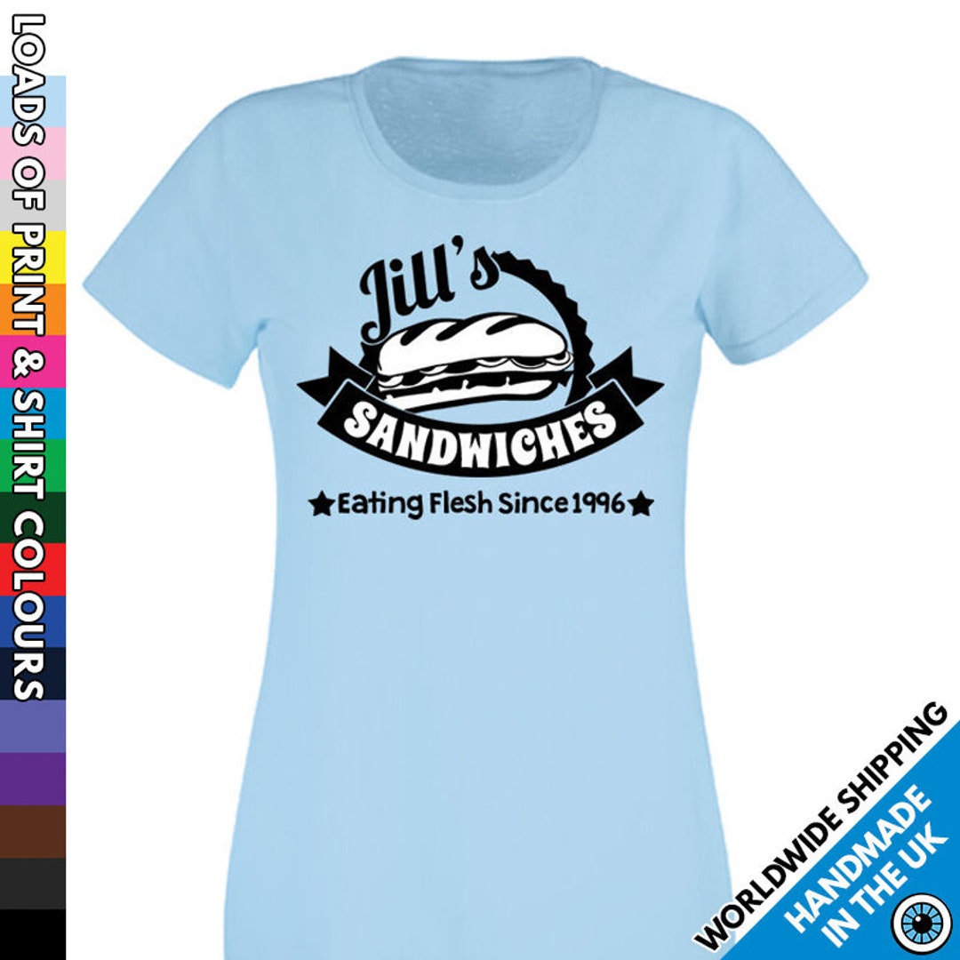 Ladies Jills Sandwiches Shirt Resident Evil Lover Tshirt Super Food ...