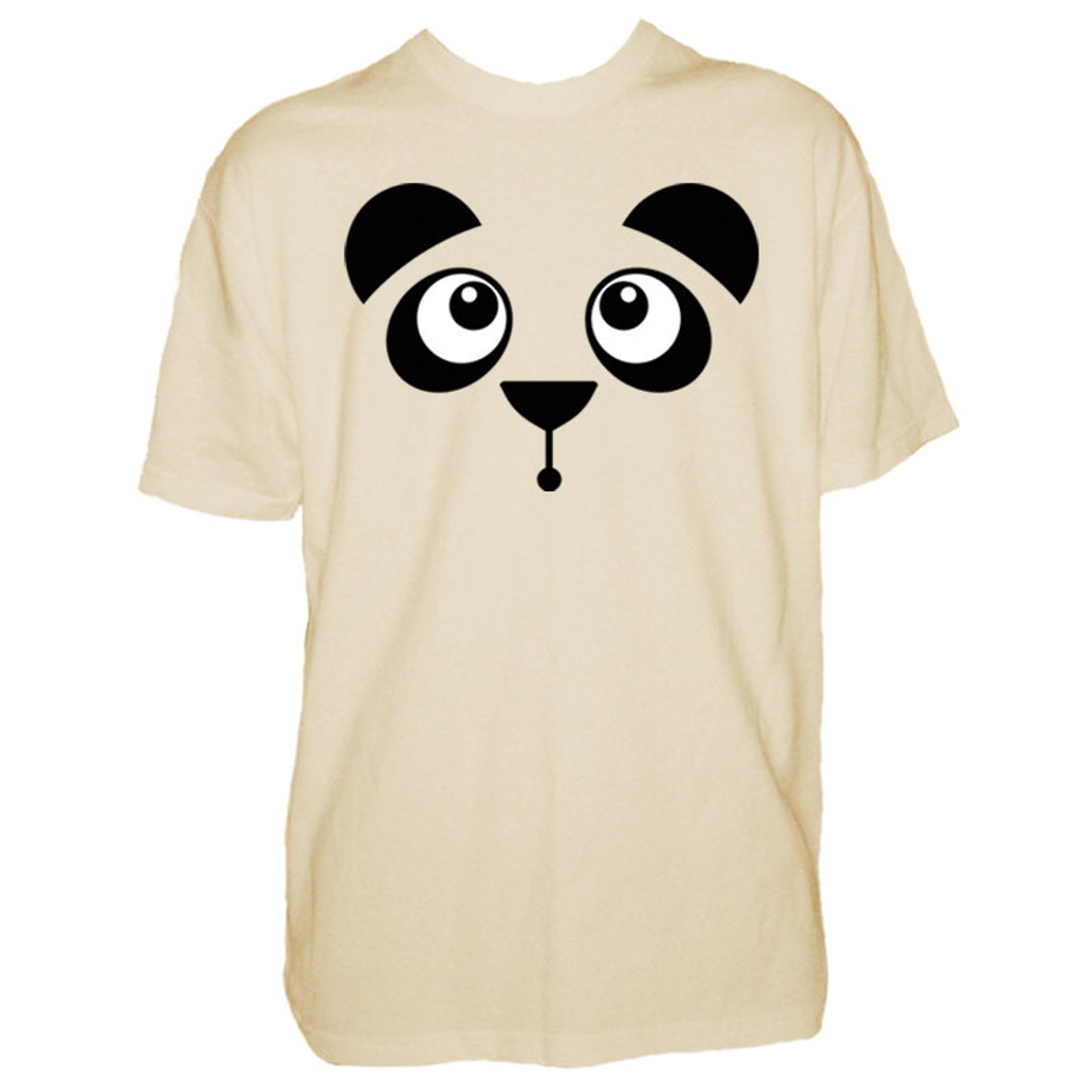 Mens Funny Panda Bear Face T Shirt Animal Lover Tshirt - Etsy
