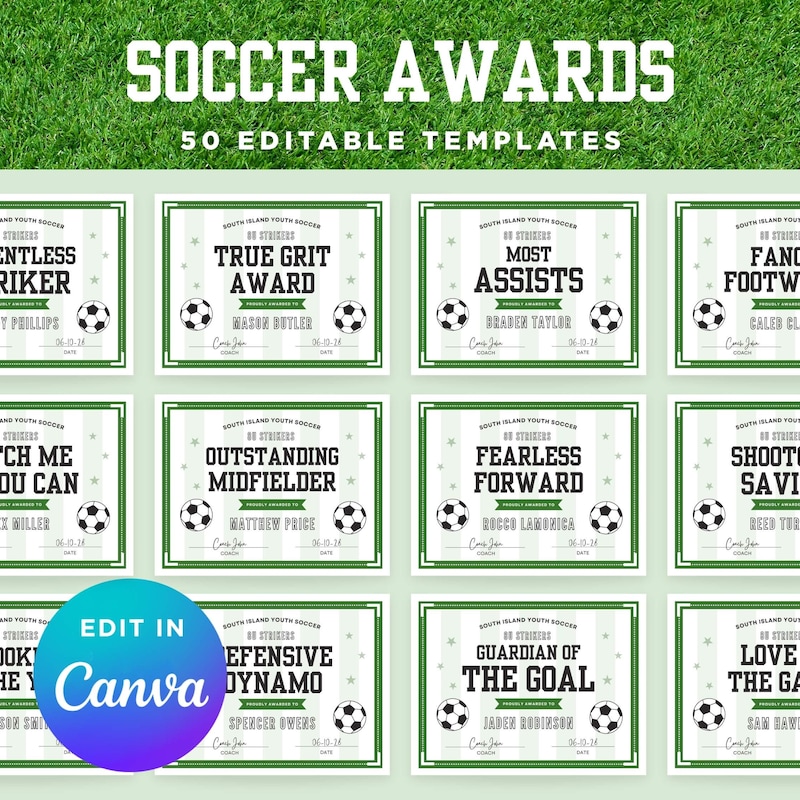 Soccer Template - Etsy