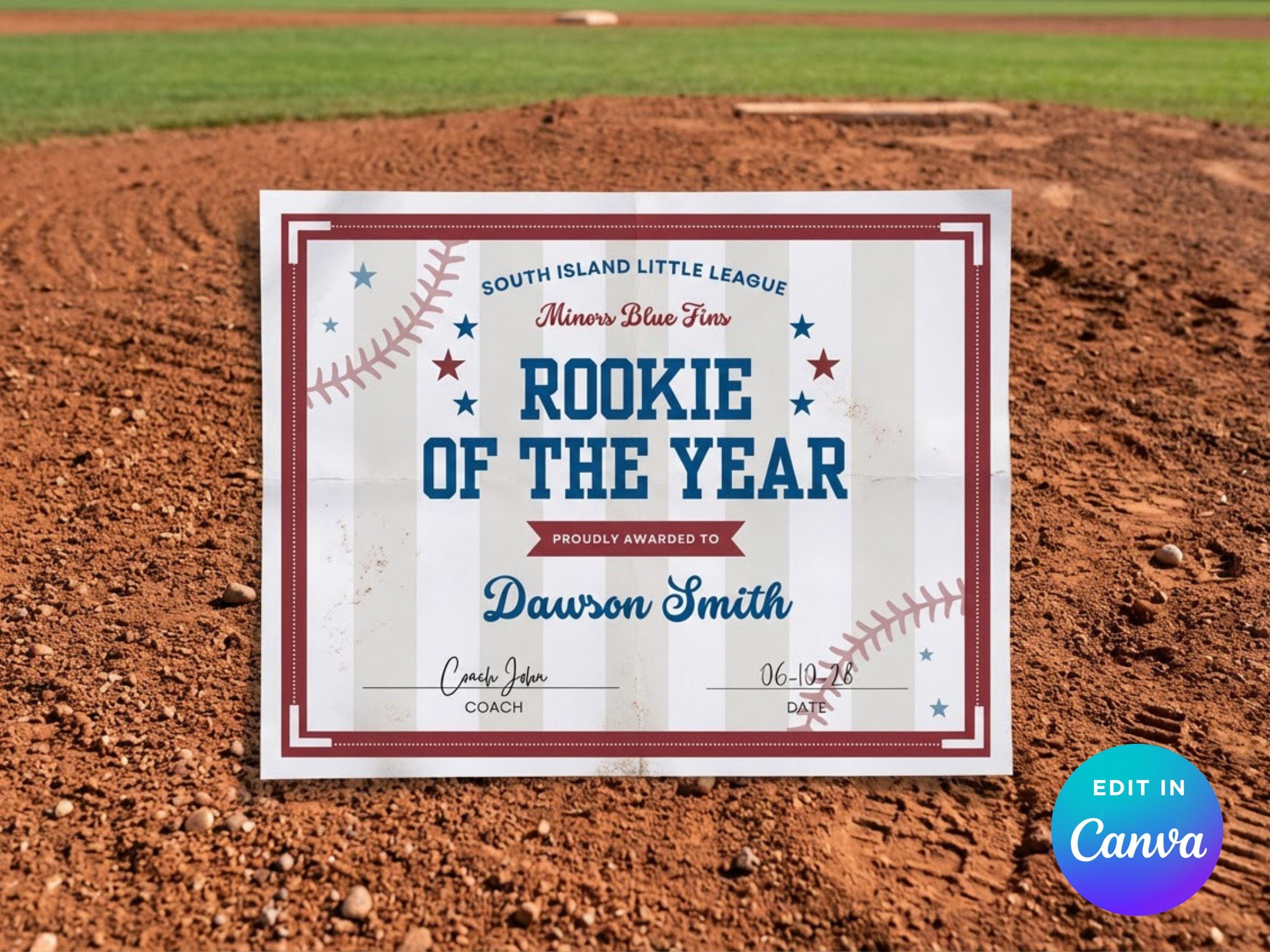 Baseball Award Certificate Bundle | 38 Editable Youth Team Certificates ...