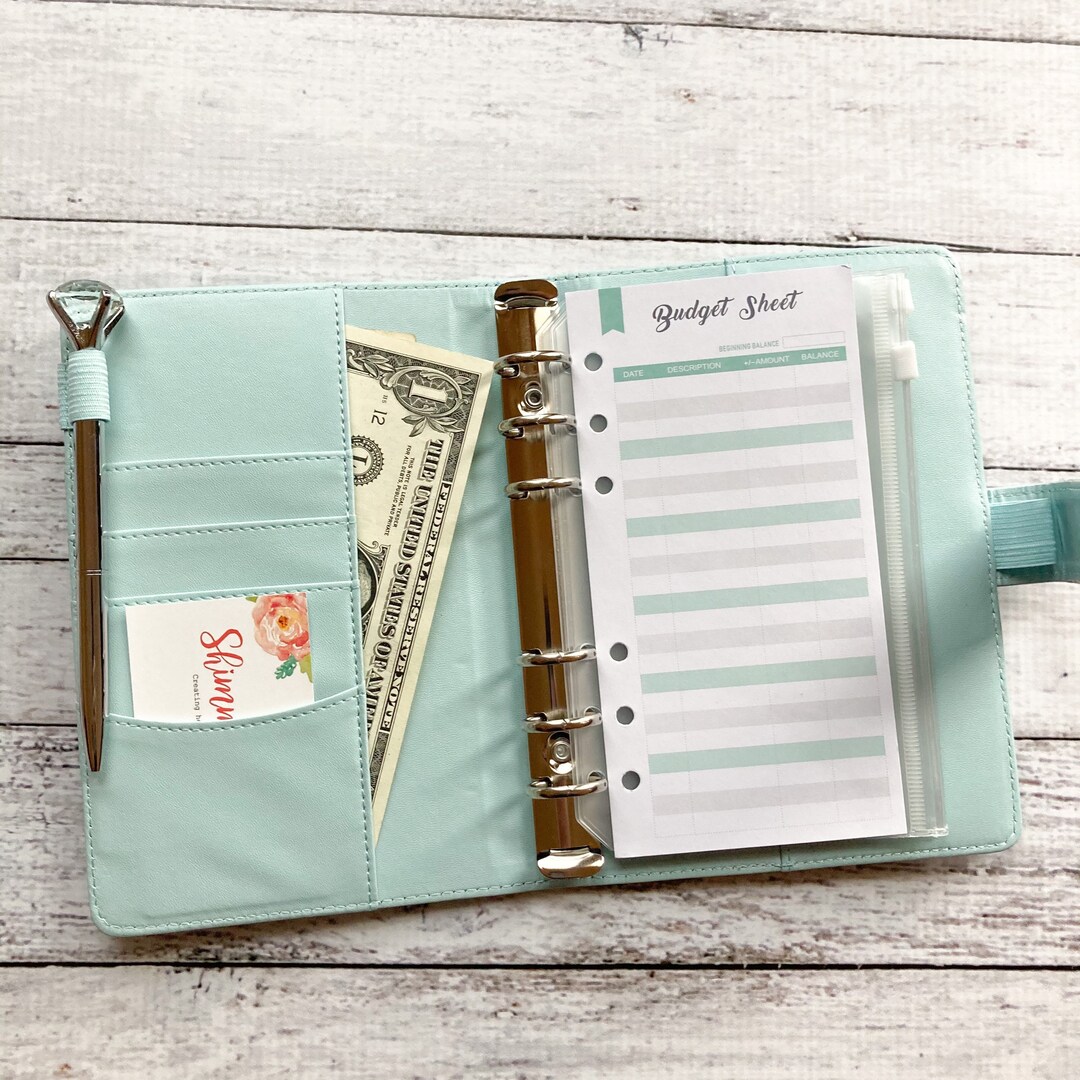 Cash Envelope System Binder Savings Challenge Budget Planner Custom ...