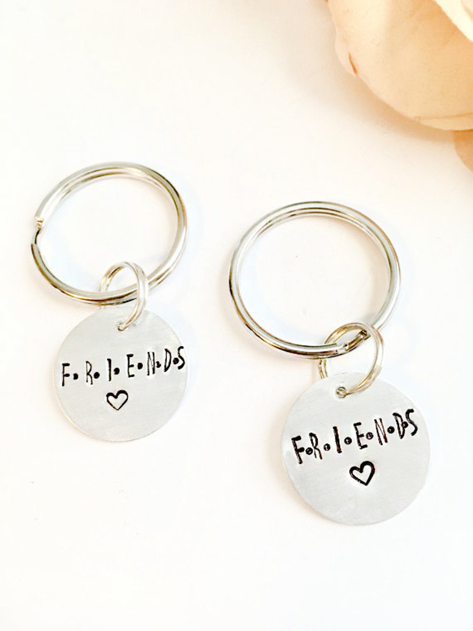Friends Keychain Best Friend Gift Personalized Friendship - Etsy