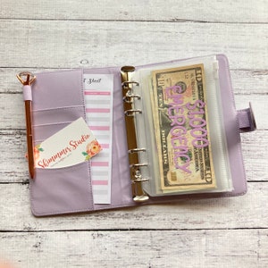 Cash Envelope System Binder Savings Challenge Budget Planner Custom ...