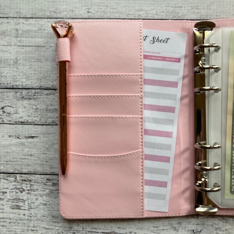 Cash Envelope System Binder Savings Challenge Budget - Etsy