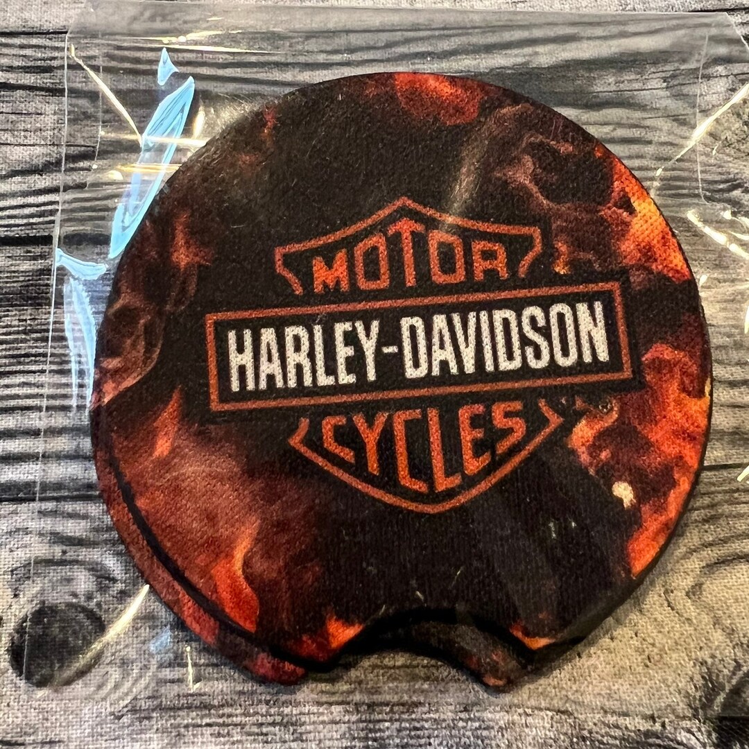 Harley Davidson Car Coaster Set - Etsy