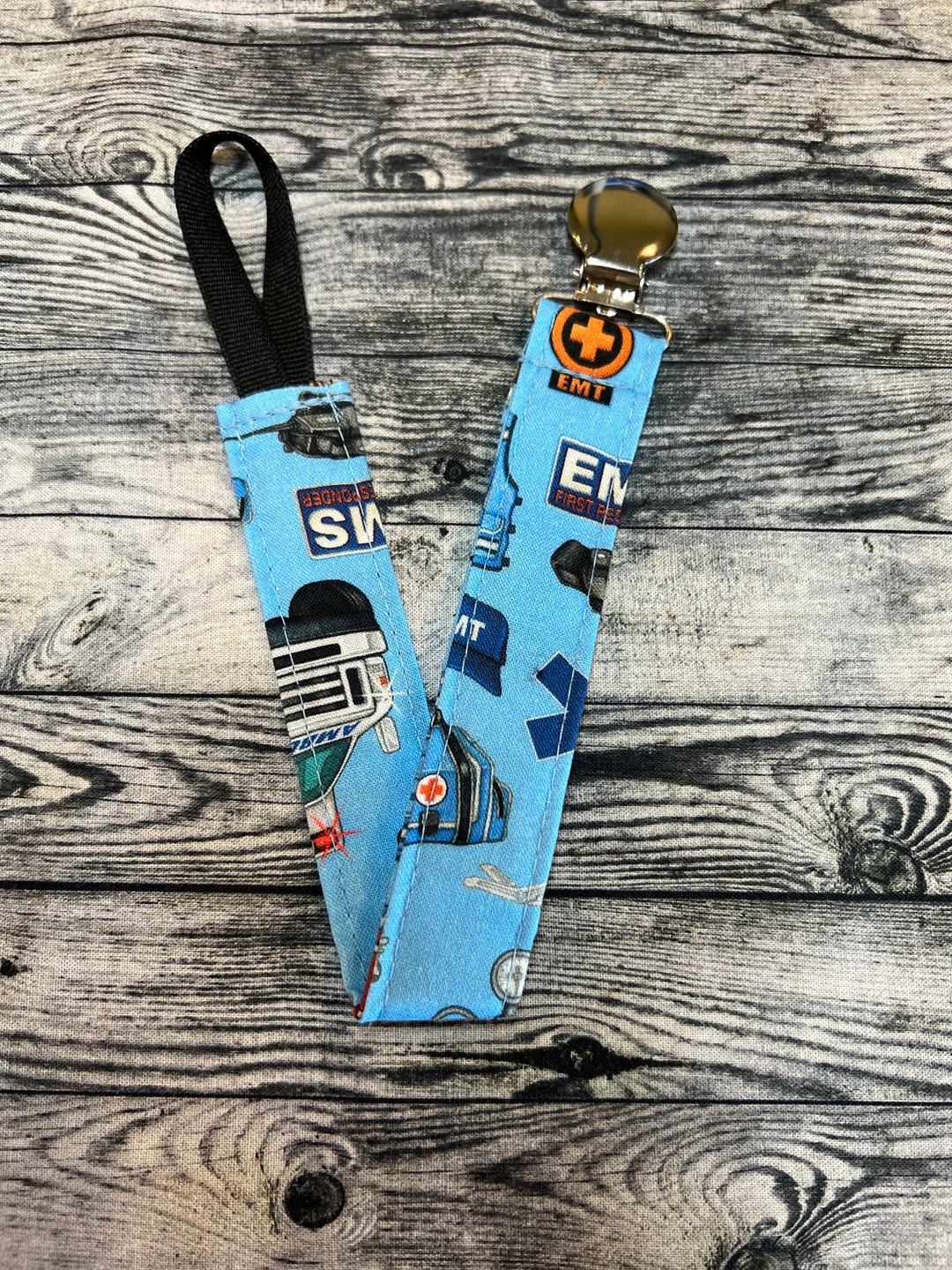 EMT Paramedic First Responders Baby Pacifier Clip - Etsy