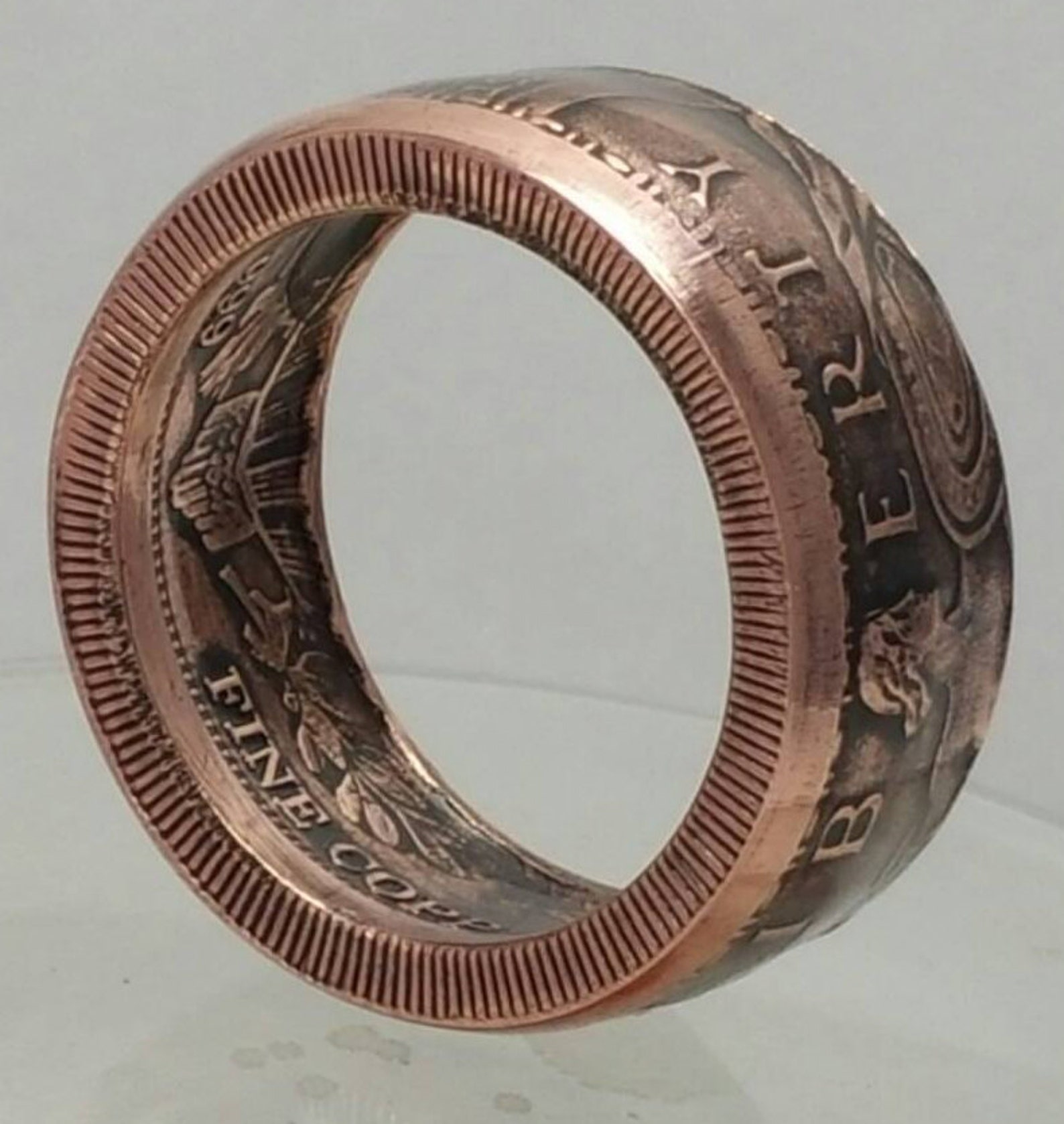 Copper Standing Liberty Coin Ring - Etsy