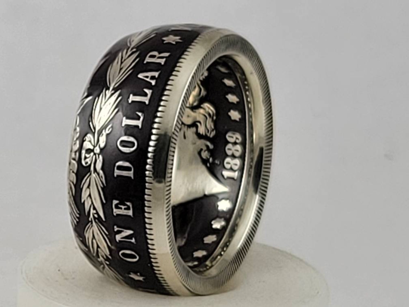 90% Silver Morgan Silver Dollar Coin Ring - Etsy