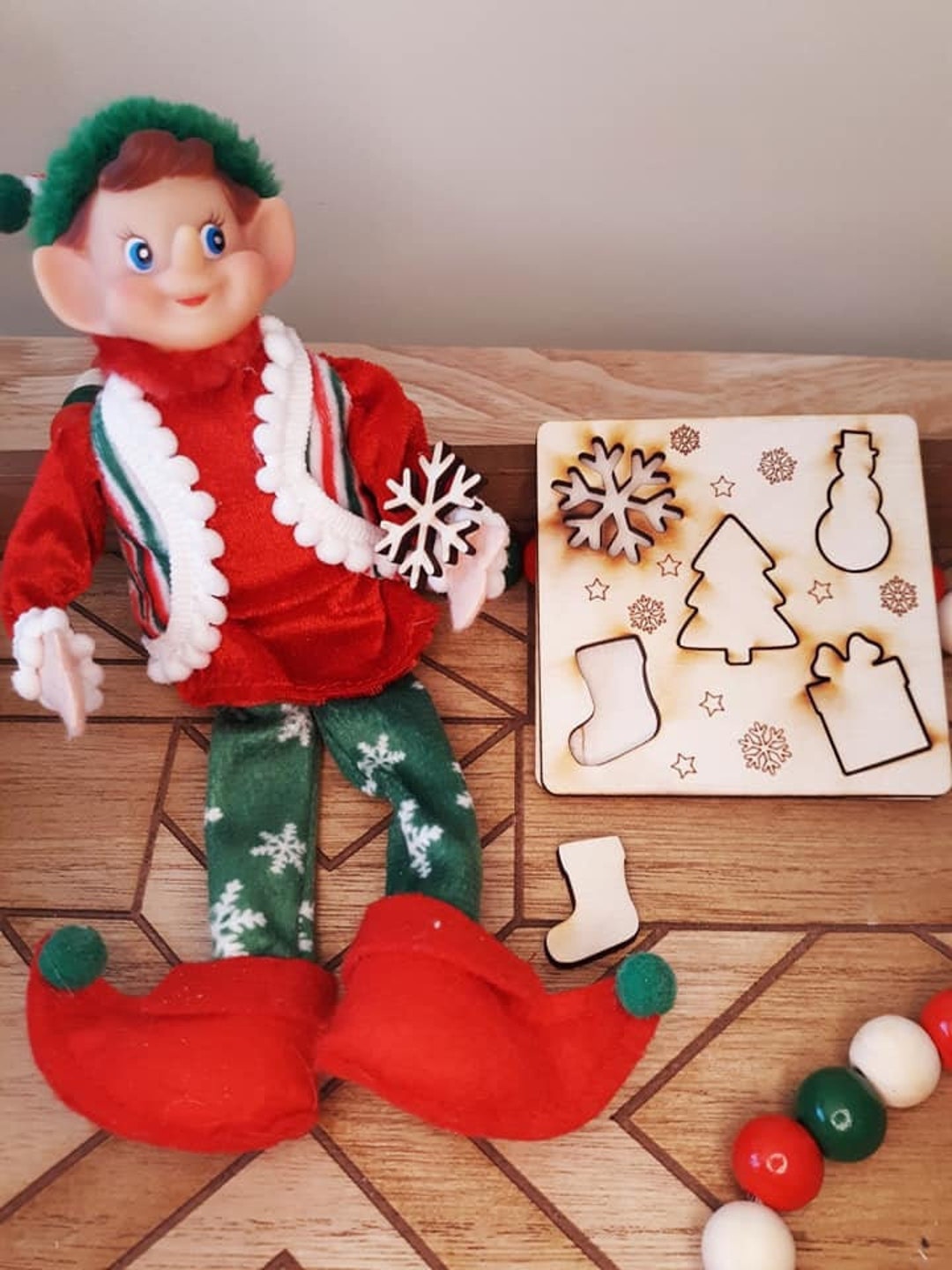 Puzzle Christmas Elf Prop - Etsy