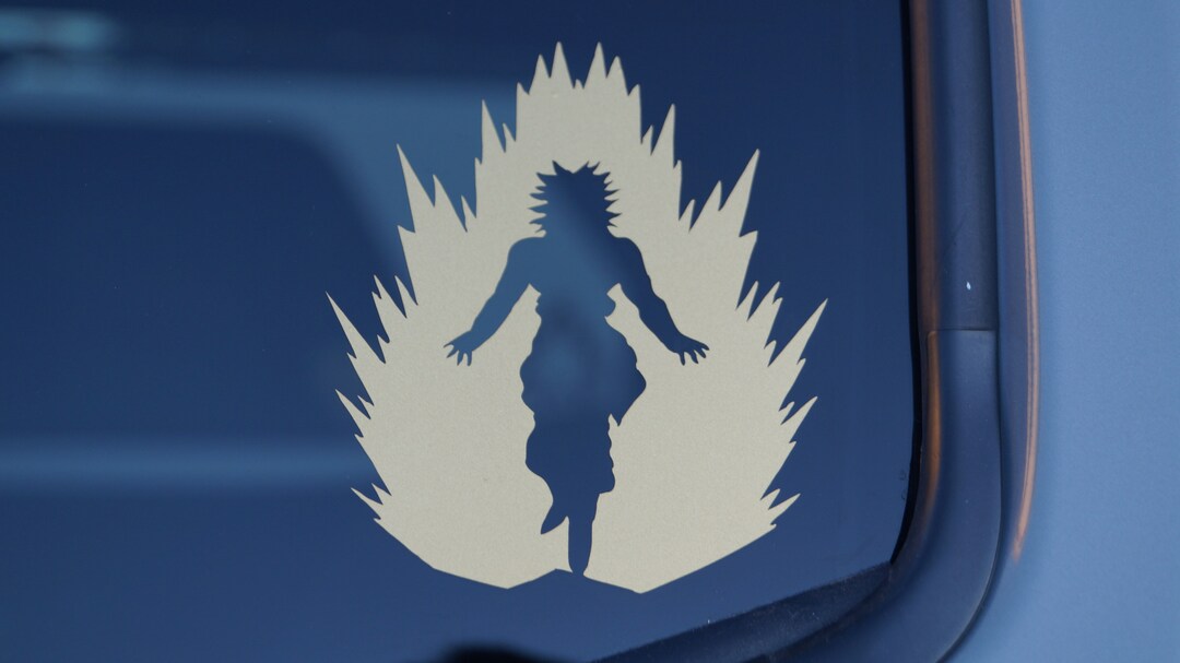 Broly Power up Silhouette Decal - Etsy
